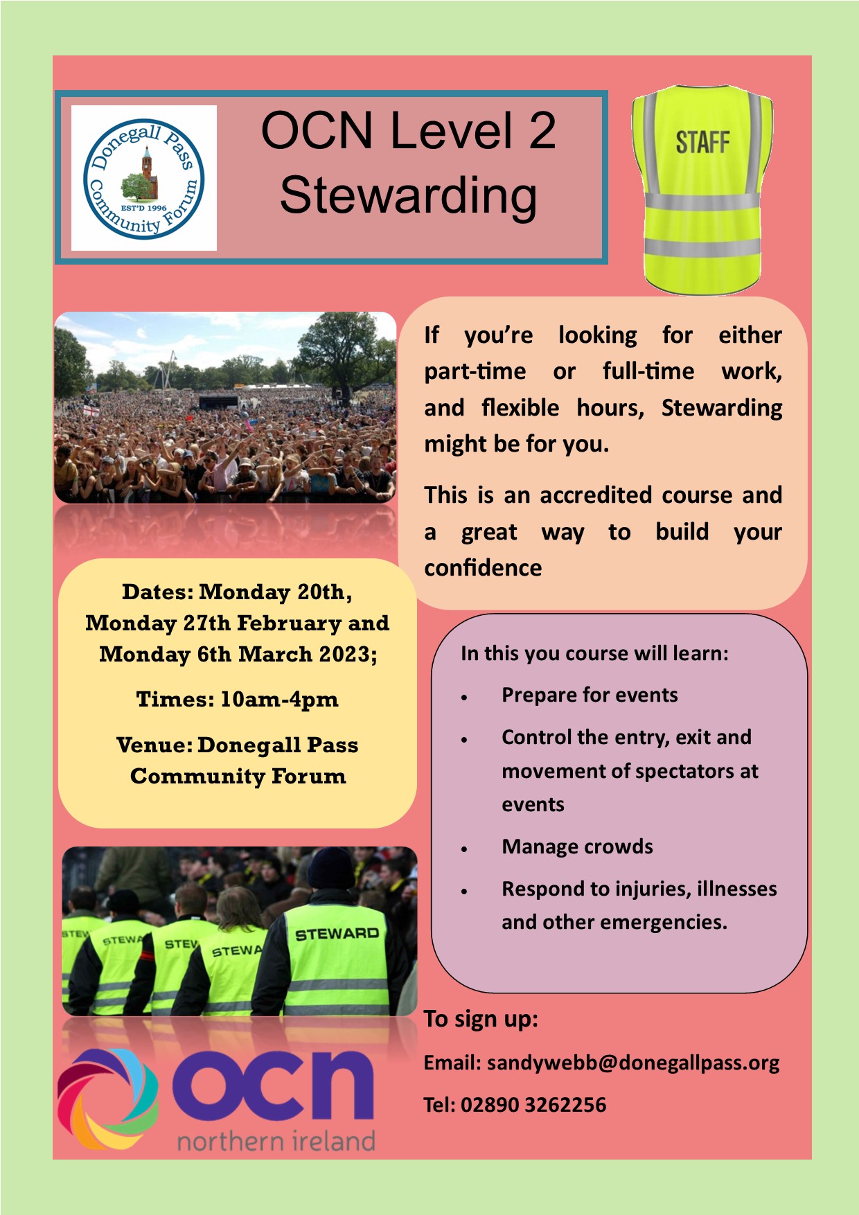 OCN Level 2 Stewarding